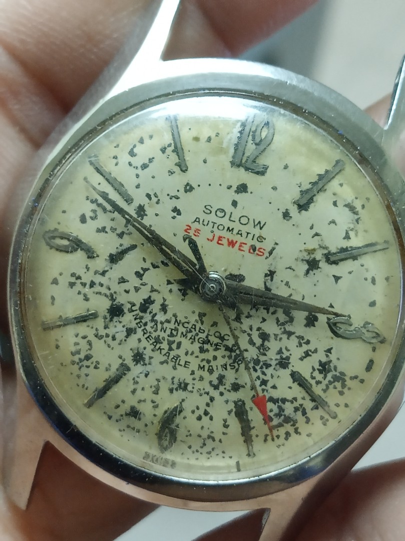 Vintage Solow automatic watch, Men's Fashion, Watches & Accessories ...