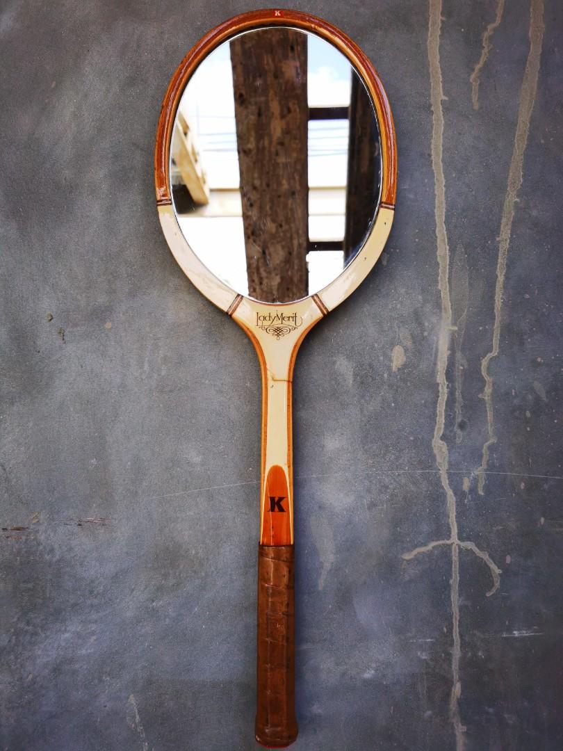 Vintage tennis Racket Mirror, Hobbies & Toys, Stationary & Craft, Art ...