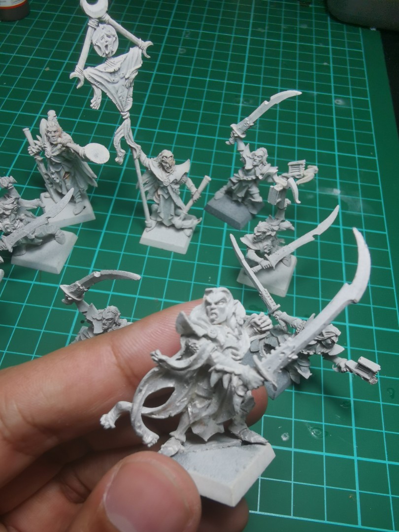 Warhammer Dark Elf Mengil Manhide Manflayers, Hobbies & Toys, Toys ...