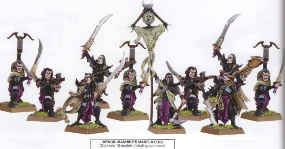 Warhammer Dark Elf Mengil Manhide Manflayers, Hobbies & Toys, Toys ...