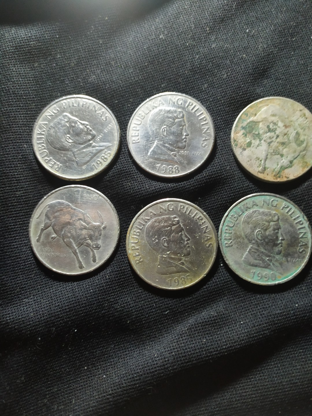 6 pcs 1 Piso Kalabaw, Hobbies & Toys, Memorabilia & Collectibles ...