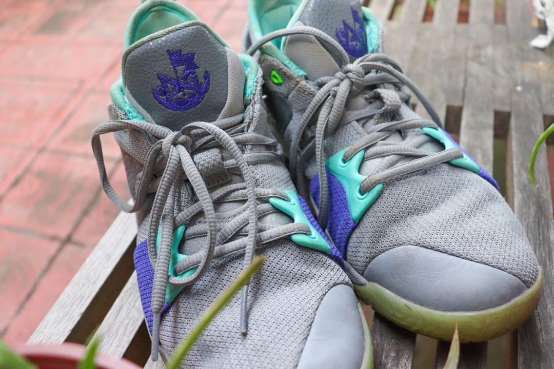 AUTHENTIC NIKE PG 2 PURE PLATINUM NEO TURQUOISE BASKETBALL SHOES, Men's ...