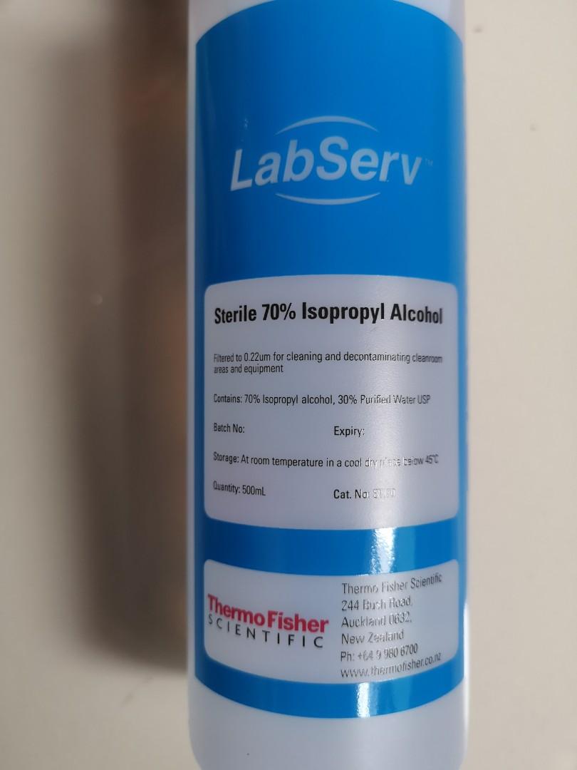 Brand New Disinfectant (LabServ Pronalys) Sterile 70% isopropyl Alcohol ...