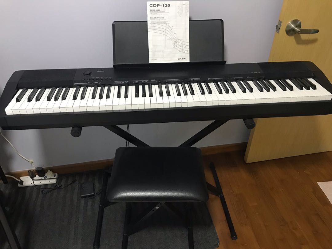 Casio CDP-135 Digital Piano, Hobbies & Toys, Music & Media, Musical ...