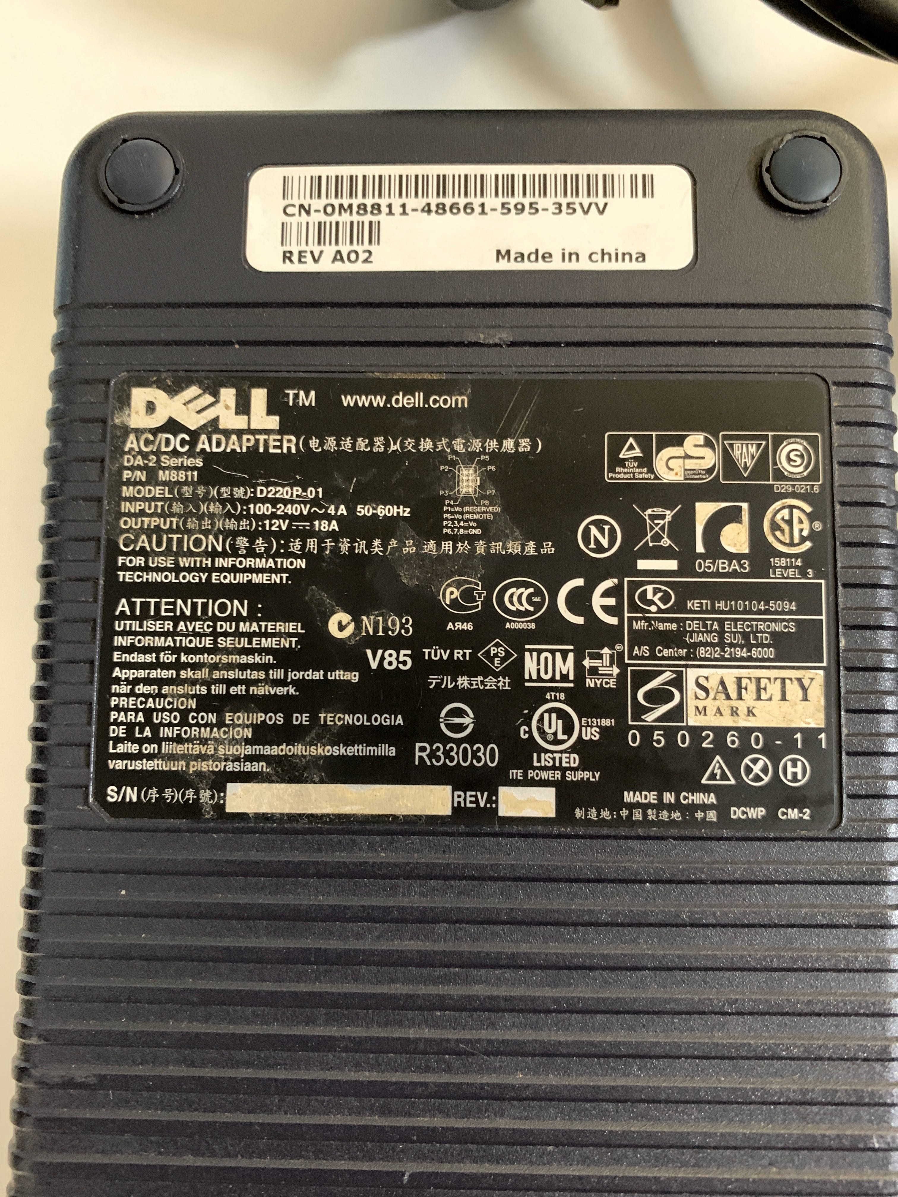 Dell DA-2 adapter, Computers & Tech, Parts & Accessories, Cables ...