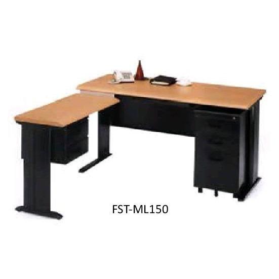 Executive table L-type, Furniture & Home Living, Office Furniture ...