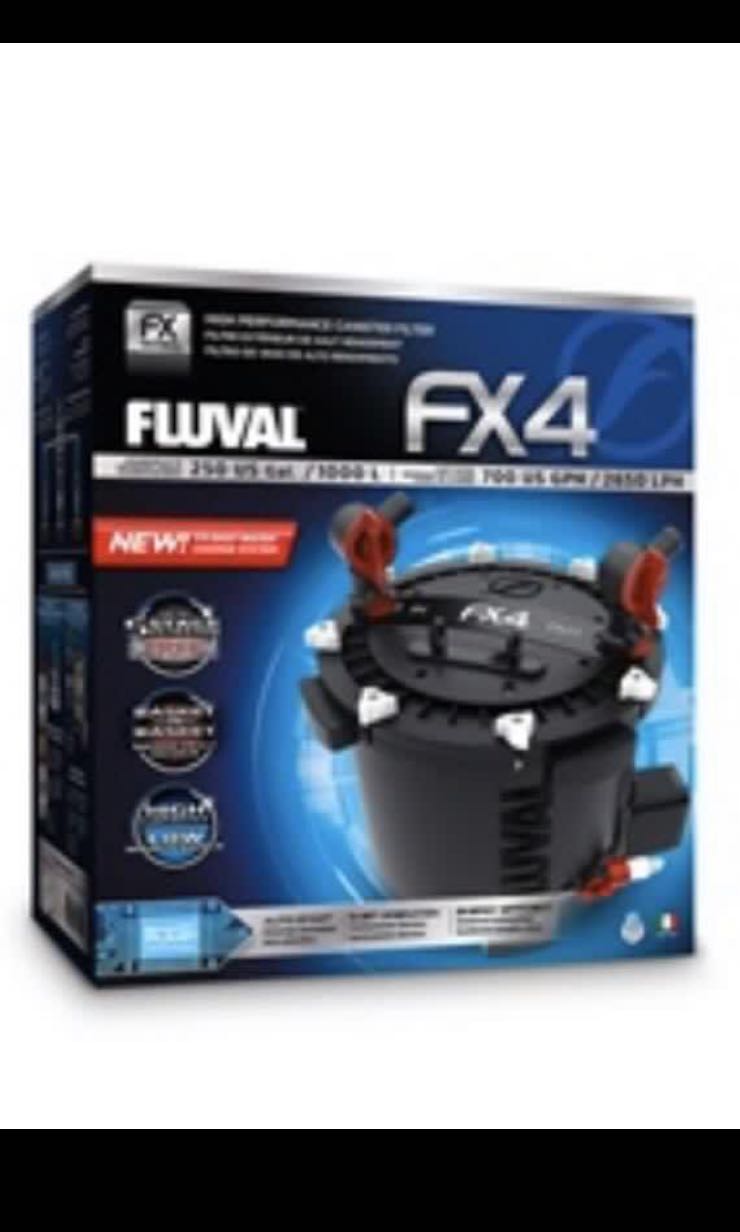 Fluval FX4 High Performance Canister Filter, Pet Supplies, Homes ...