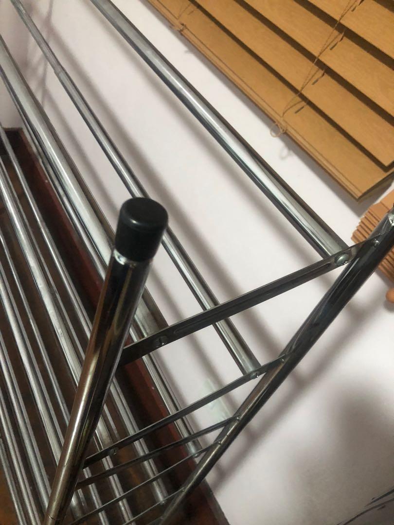 IKEA 6-TIER RETRACTABLE STACKABLE CHROME SHOE RACK, Furniture & Home ...