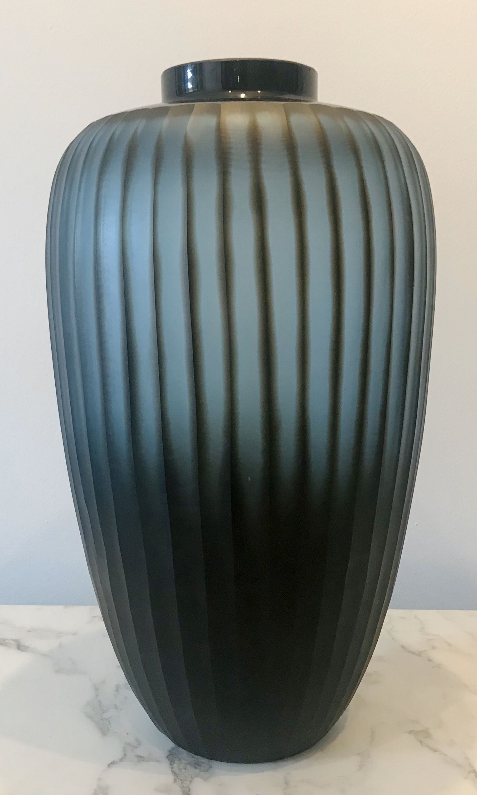 Designer Tall Blue Glass Vase John Lewis Furniture And Home Living Home Decor Vases