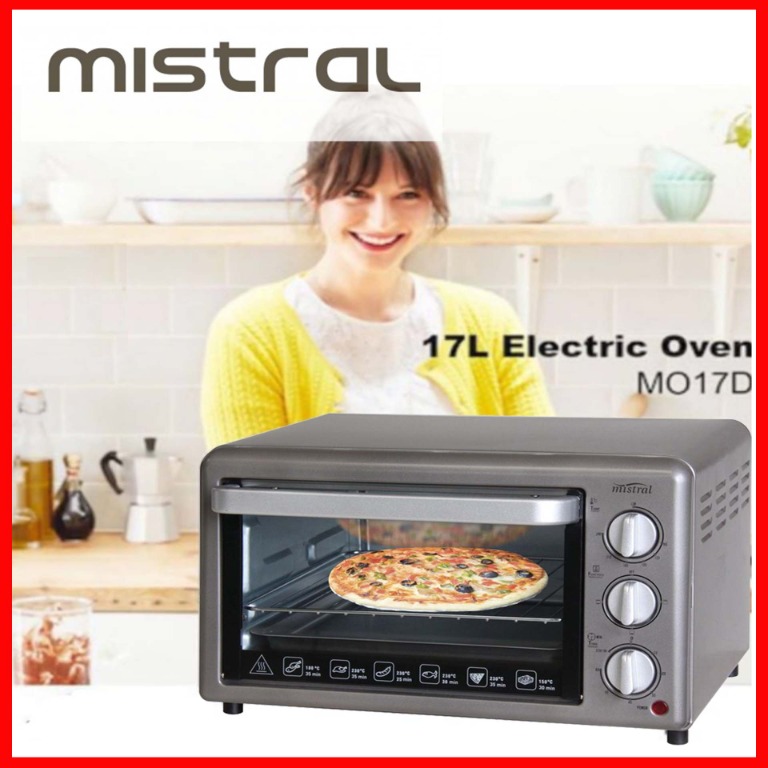MISTRAL 17 L ELECTRIC OVEN MO17D, TV & Home Appliances, Kitchen ...