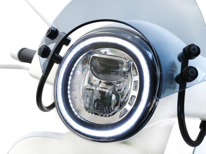 Moto Nostra LED Headlight For Vespa GTS 150-300, Motorbikes on Carousell