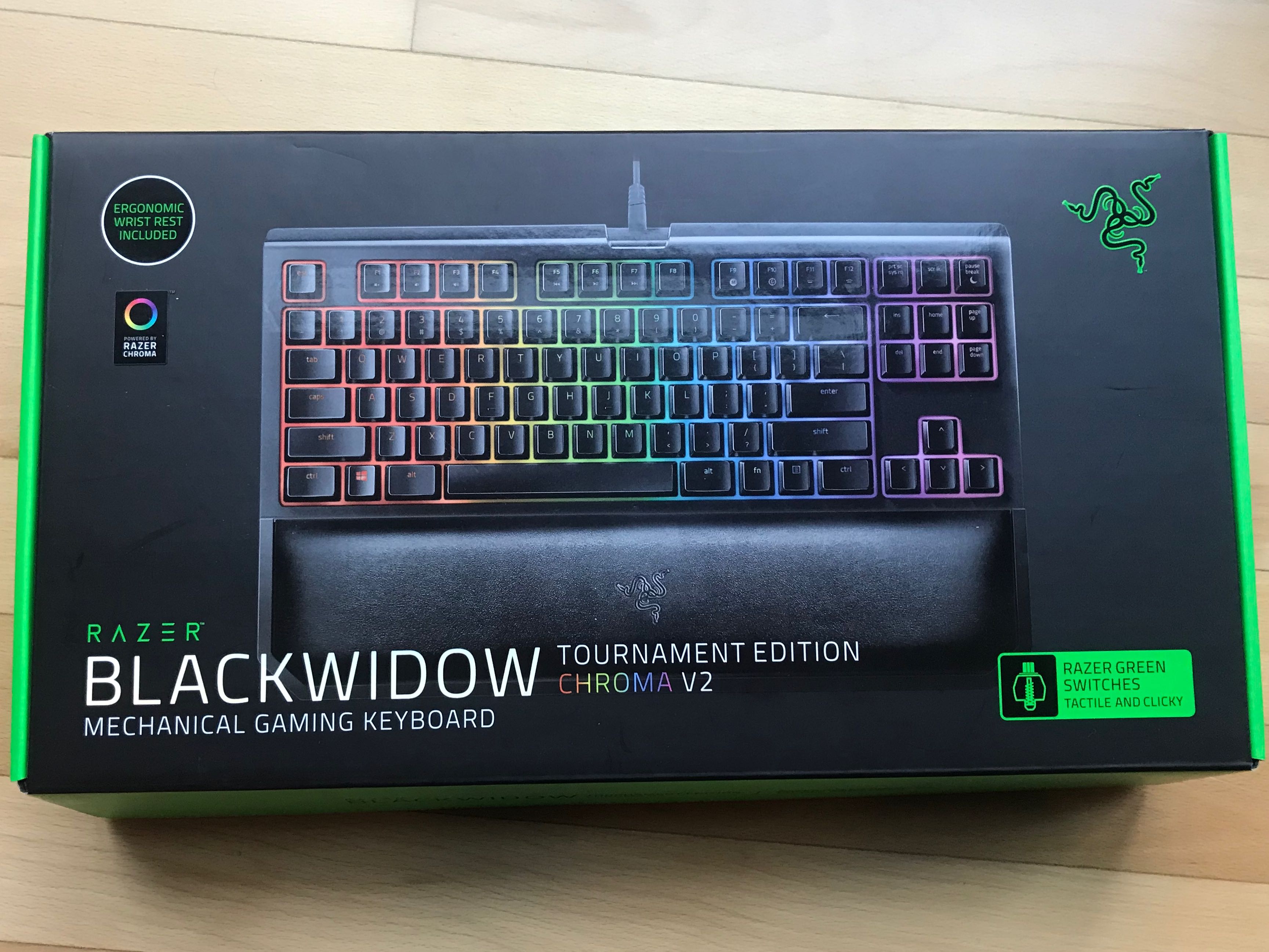 Razer Blackwidow Chroma V2 (with box), Computers & Tech, Parts ...