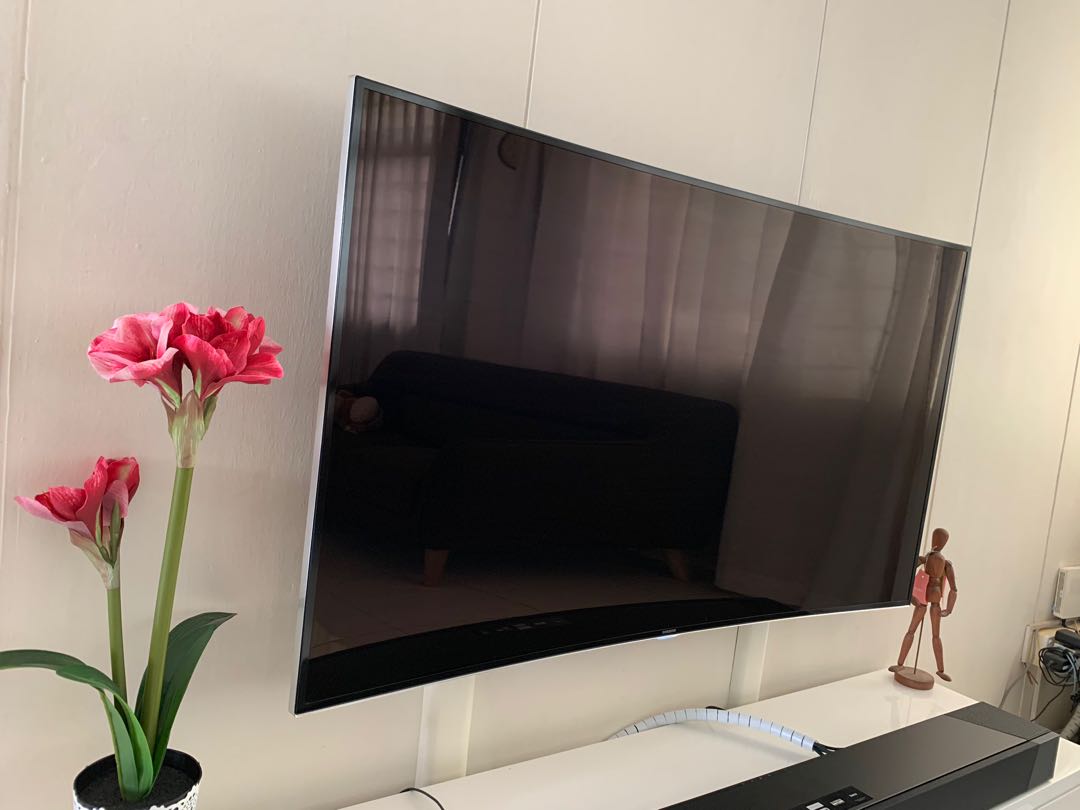 Samsung 55” Full HD Curved LED TV, TV & Home Appliances, TV ...