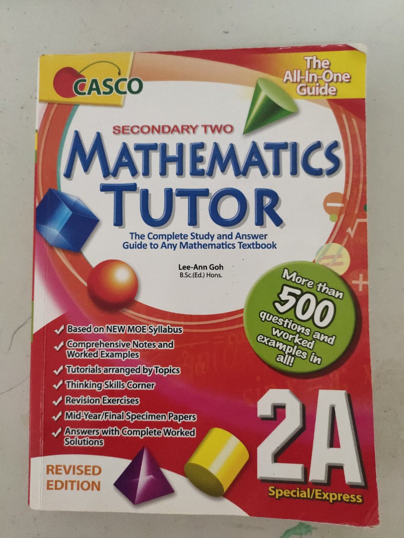 Secondary 2 express math assessment book, Hobbies & Toys, Books ...