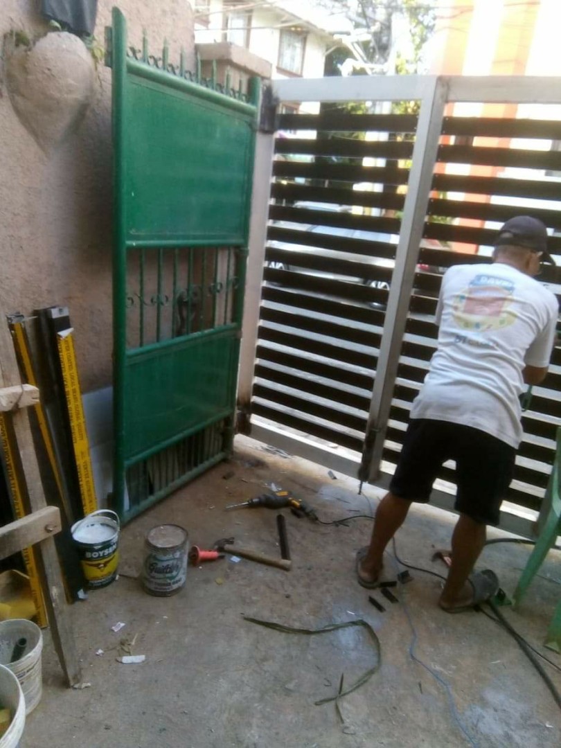 Steel gate Welding works, Furniture & Home Living, Home Improvement ...