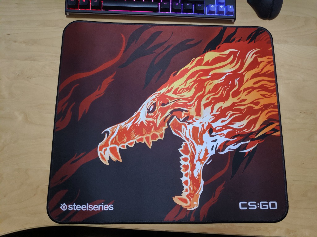 STEELSERIES QCK+ LIMITED CS:GO HOWL EDITION large gaming mousepad ...