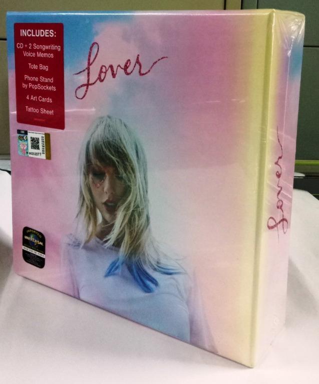 Taylor Swift 2019 Studio Album Lover Box Set CD + Voice Memos + Tote ...