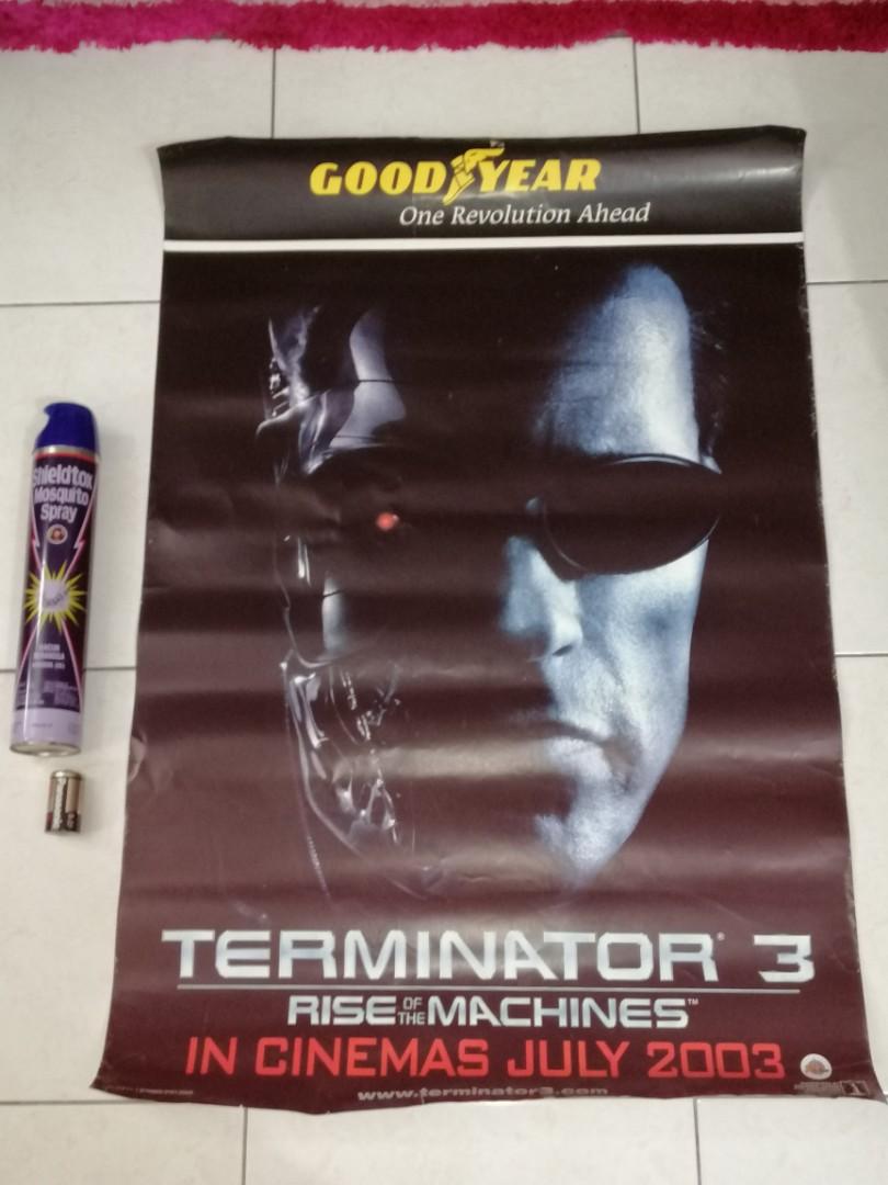 Terminator 3 Rise of The Machine 2003 Poster Original Movie Big Size ...