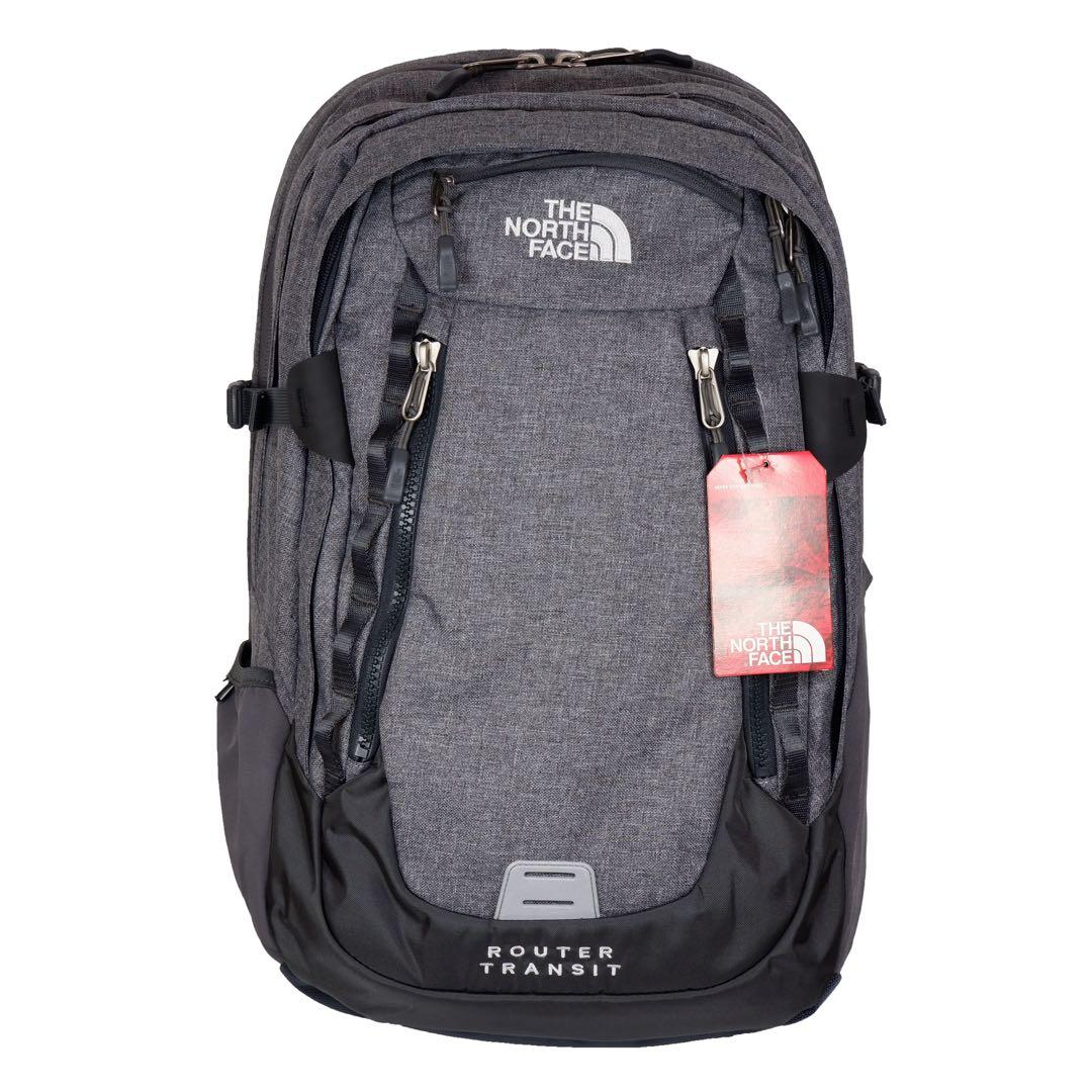 The North Face Router Transit (Gray), Men's Fashion, Bags, Backpacks on ...