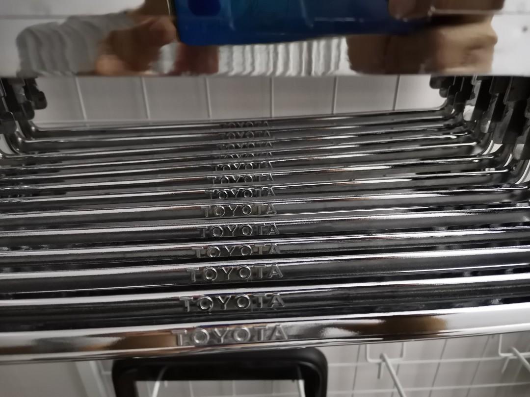 TOYOTA Original Chrome Plate Frame, Auto Accessories on Carousell