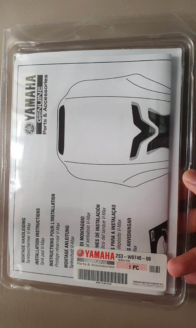 V Max Tank Pad, Motorcycles, Motorcycle Accessories on Carousell