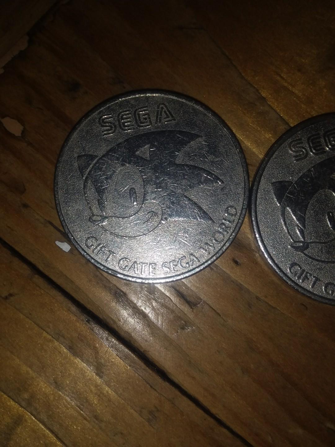 90s sega/ giftgate sonic the hedgehog tokens lot, Hobbies & Toys ...