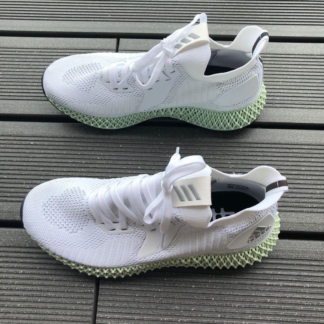 ADIDAS ALPHA EDGE 4D WHITE, Men's Fashion, Footwear, Sneakers on Carousell