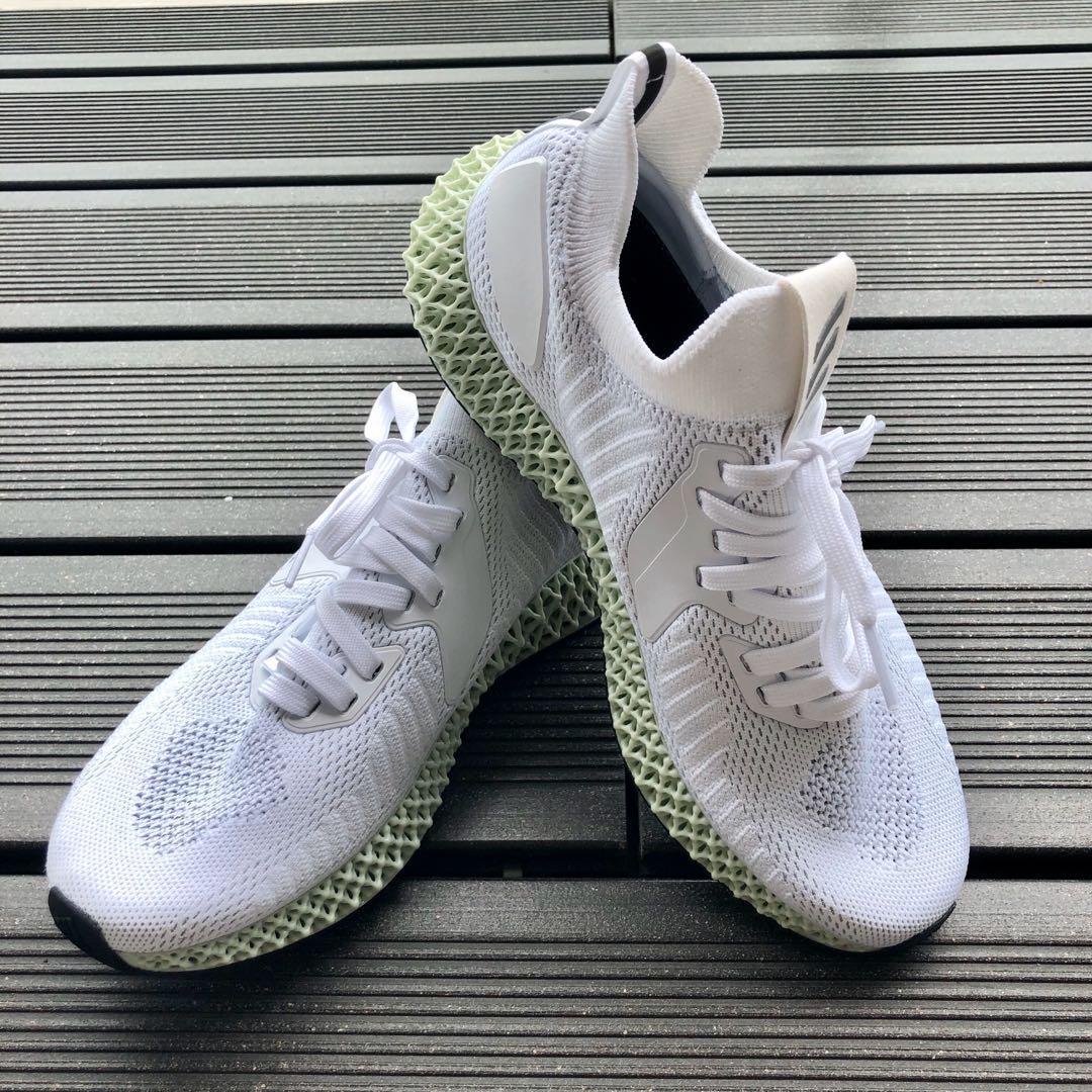 ADIDAS ALPHA EDGE 4D WHITE, Men's Fashion, Footwear, Sneakers on Carousell