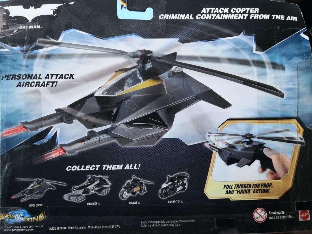 Batman attack copter, Hobbies & Toys, Toys & Games on Carousell