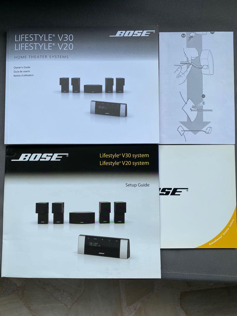 Bose Lifestyle V20 Home Theatre System (full set, white colour), Audio ...