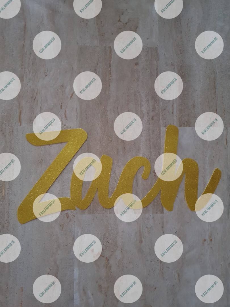 Calligraphy name cutout, Hobbies & Toys, Stationery & Craft, Art ...