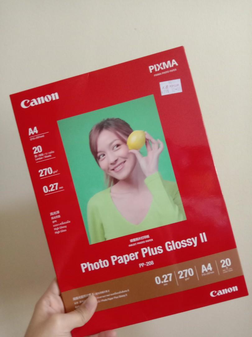 CANON PIXMA photo paper, Photography, Cameras on Carousell