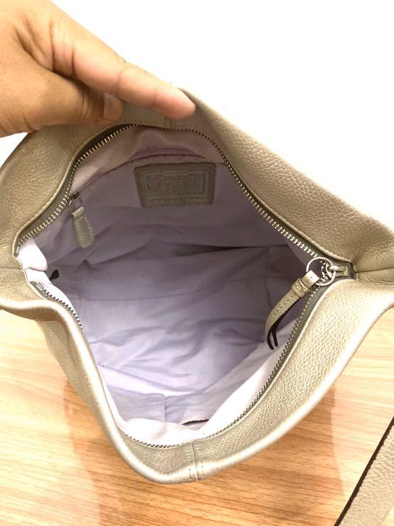 COACH F15064 Duffel Shoulder Bag Leather, Luxury, Bags & Wallets on ...