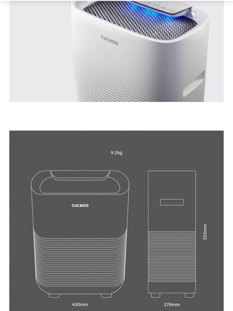 Cuckoo C+ Air Purifier + Humidifier, TV & Home Appliances, Air ...