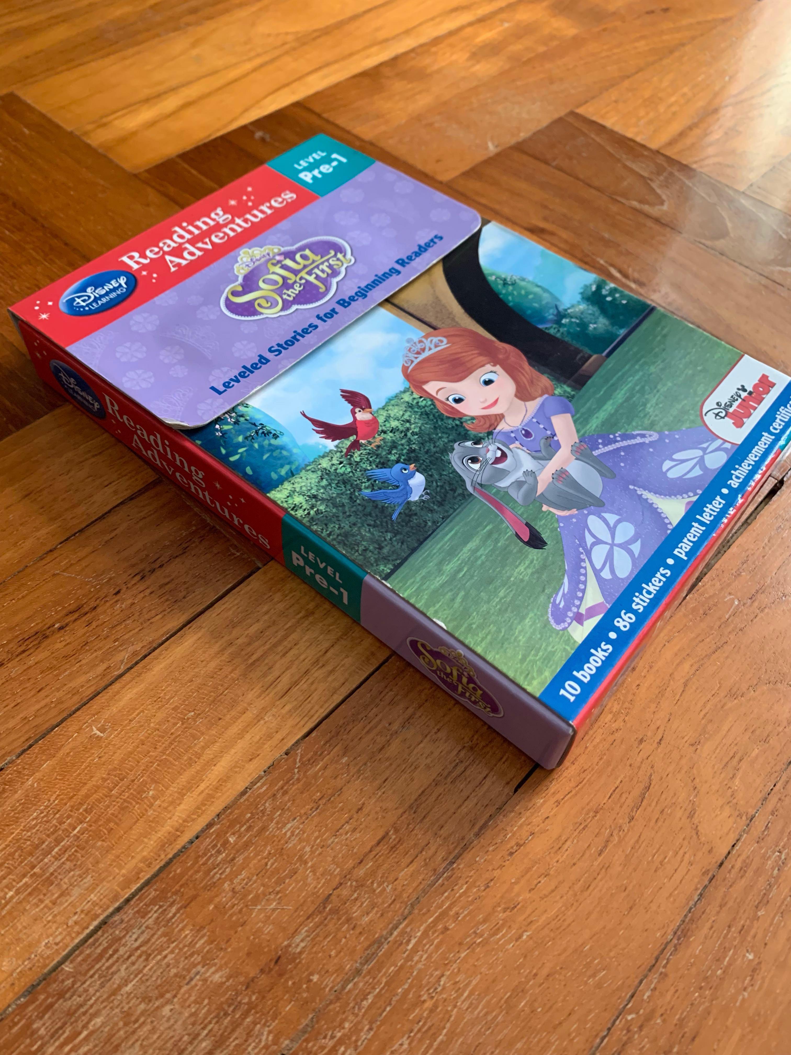 Disney Learning Reading Adventures Sofia the First books (Level Pre-1) - 10 different titles ...