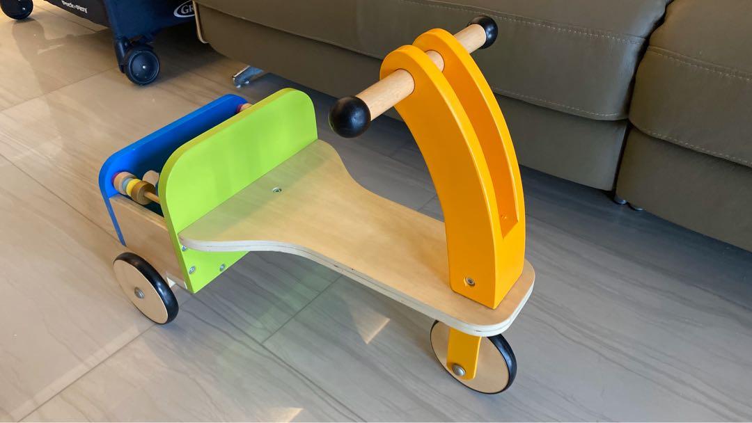 ELC Wooden Trike and Trailer Babies Kids Infant Playtime on Carousell
