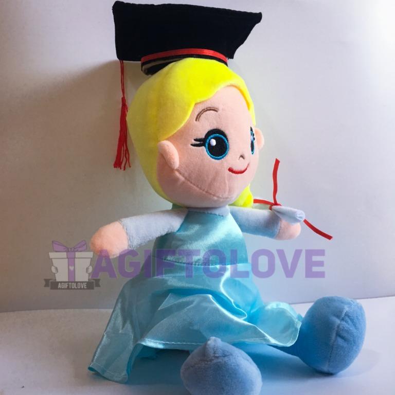 Elsa Graduation Plush Gift Set, Hobbies & Toys, Toys & Games on Carousell