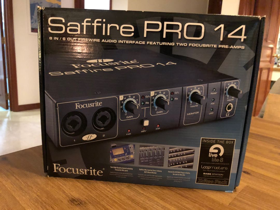 Focusrite Saffire Pro 14 Audio Interface, Electronics, Audio on Carousell