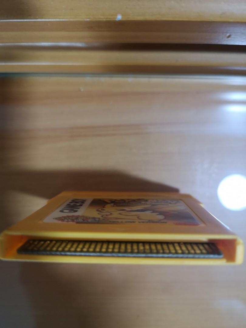 Gameboy Pokemon yellow cartridge, Video Gaming, Video Games, Nintendo ...