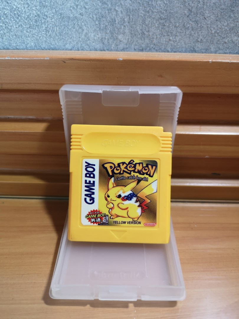 Gameboy Pokemon yellow cartridge, Video Gaming, Video Games, Nintendo ...