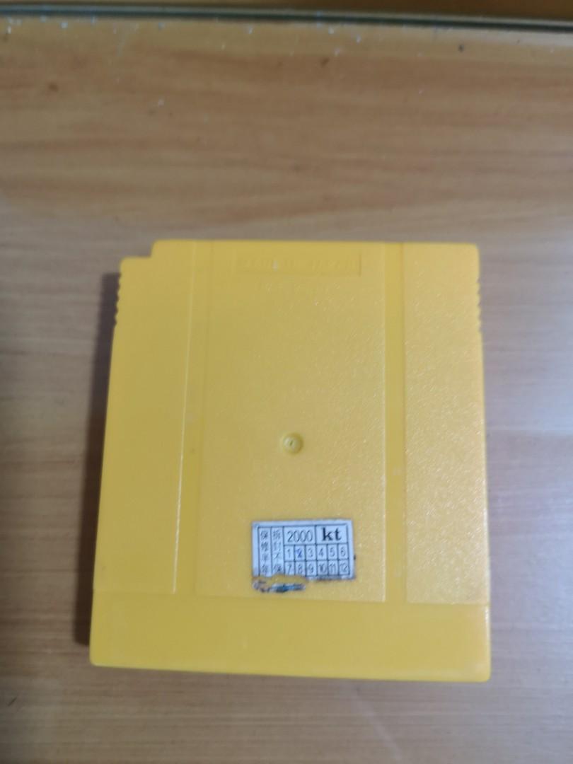 Gameboy Pokemon yellow cartridge, Video Gaming, Video Games, Nintendo ...