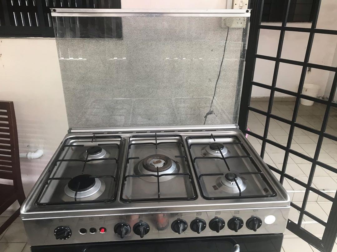 Gas oven and 5 stove - Supra brand, TV & Home Appliances, Kitchen ...
