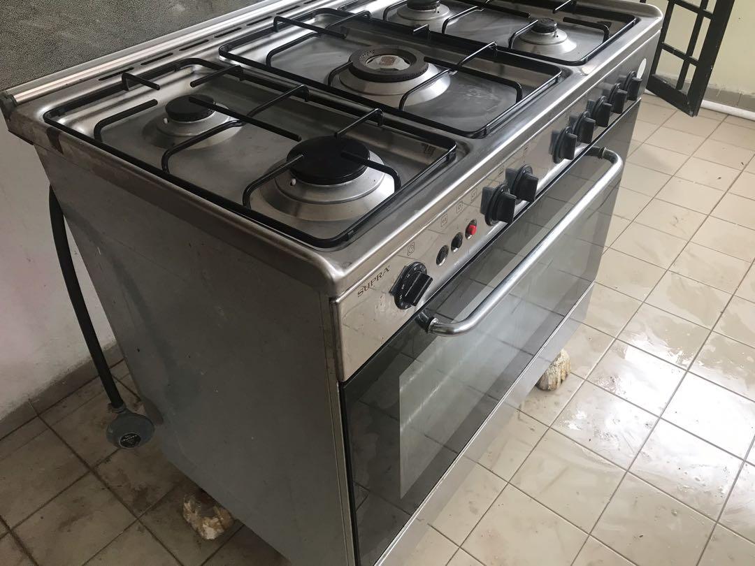 Gas oven and 5 stove - Supra brand, TV & Home Appliances, Kitchen ...
