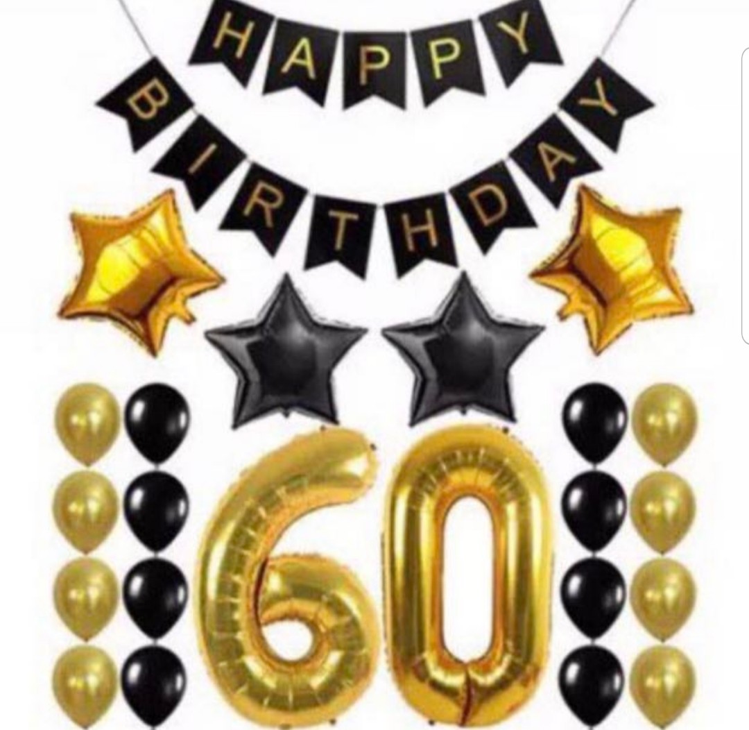 Happy 60th Birthday Balloon Party Hobbies Toys Stationery Craft happy-60th-birthday-balloon-party-hobbies-toys-stationery-craft