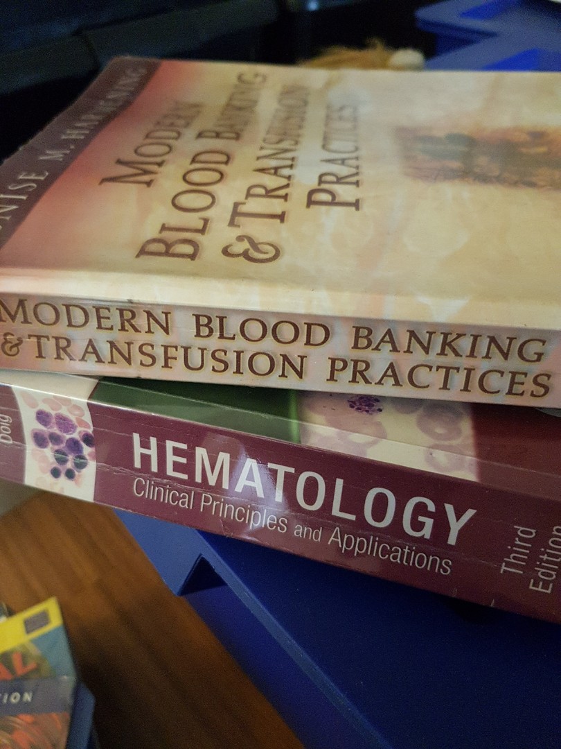 HEMATOLOGY AND BLOOD BANK BOOKS, Hobbies & Toys, Books & Magazines ...