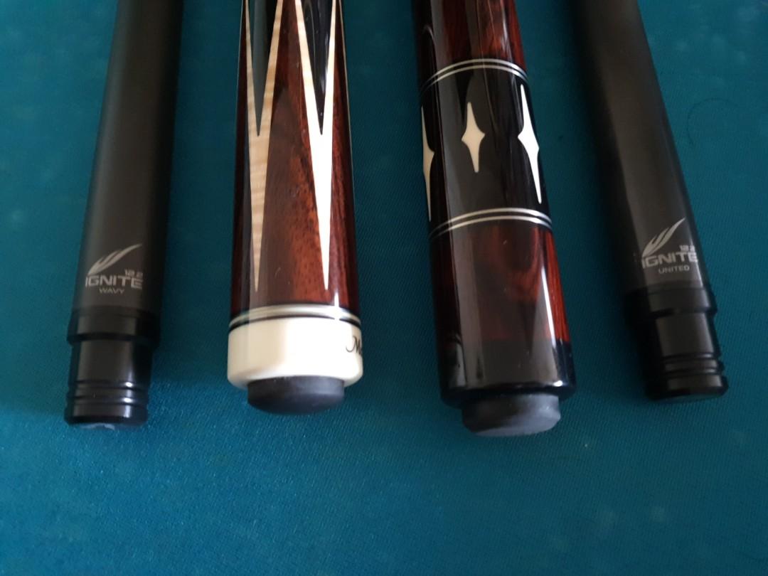 MEZZ POOL CUE WITH IGNITE SHAFT, Sports Equipment, Sports & Games ...
