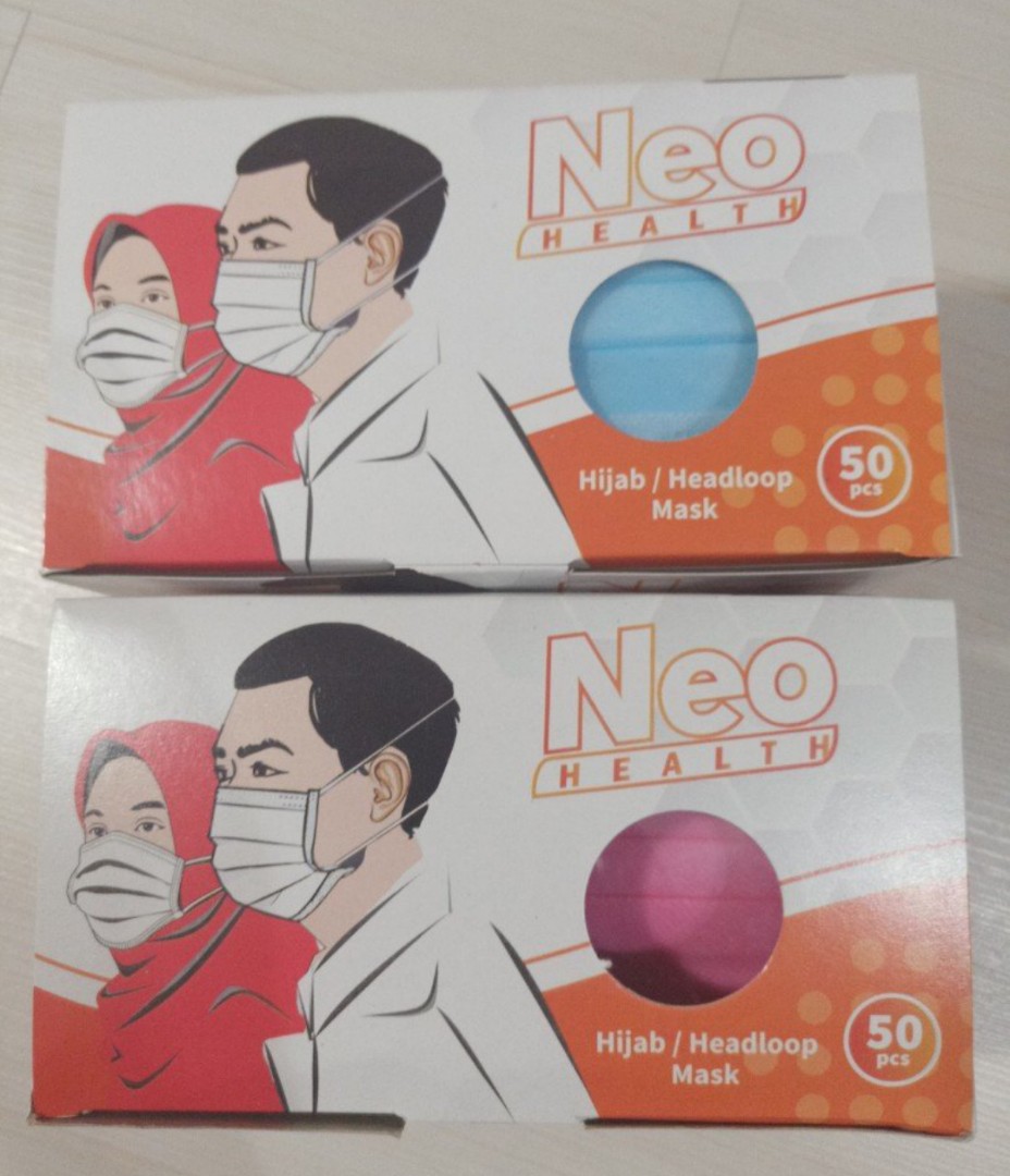 Neo face mask ( headloop ), Health & Nutrition, Face Masks & Face ...