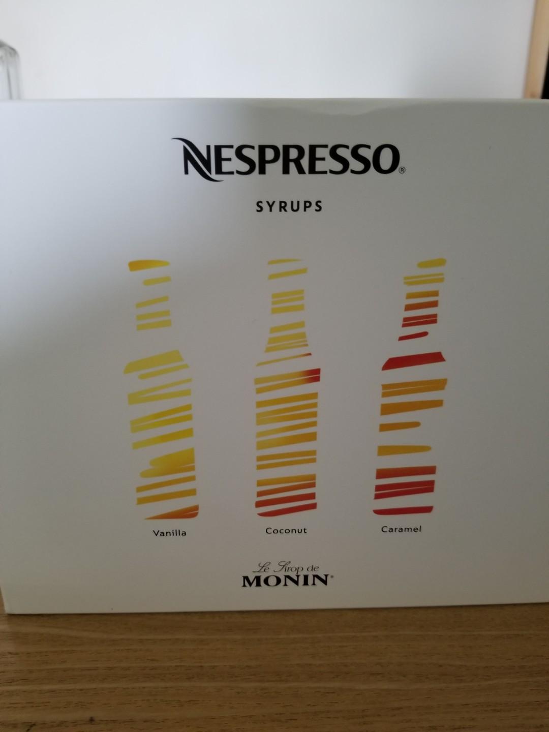 Sale! Nespresso - Syrups: Le Sirop de Monin, 嘢食 & 嘢飲, 飲料 - Carousell