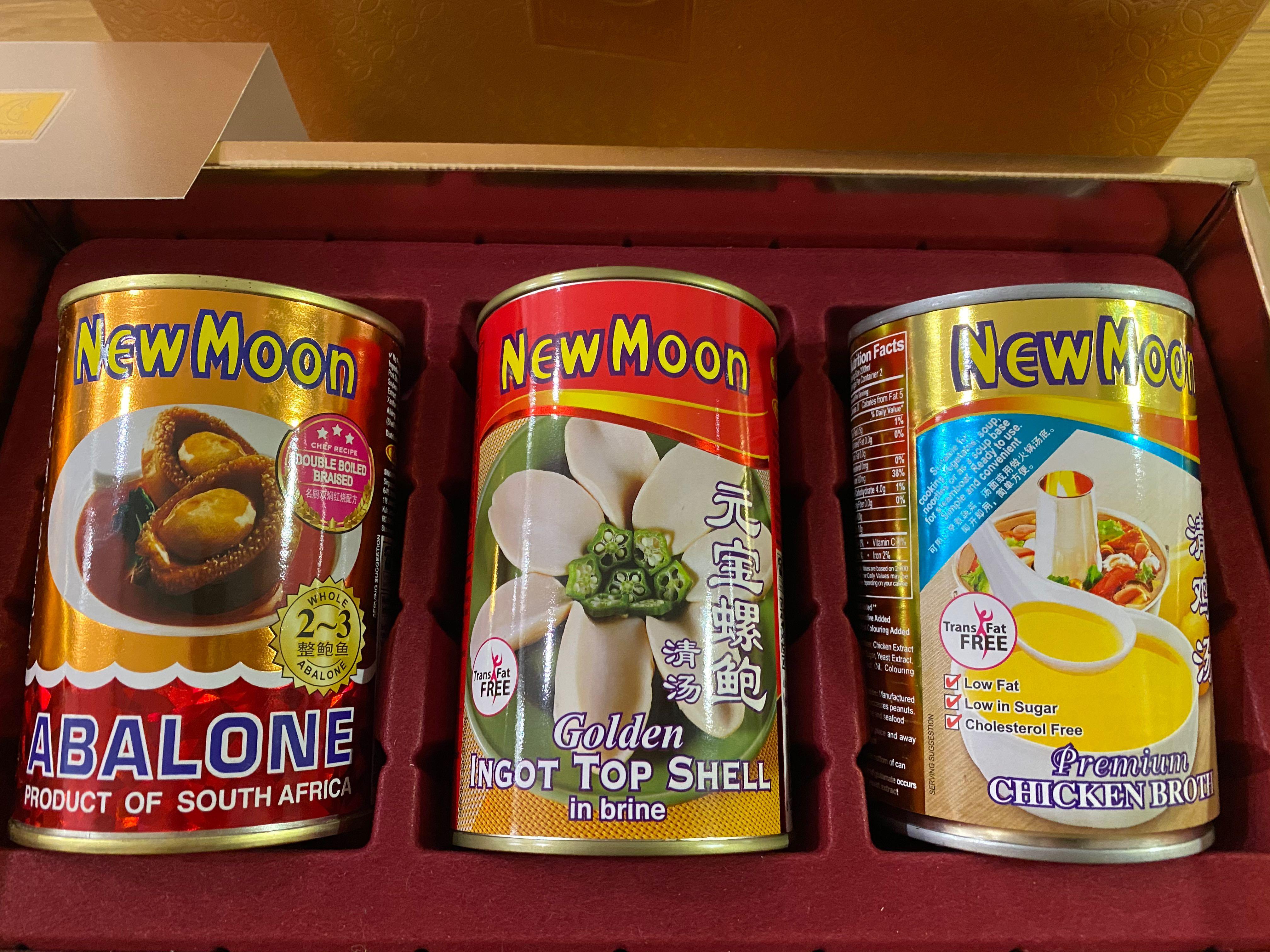 New Moon Abalone Gift Set, Food & Drinks, Local Eats on Carousell