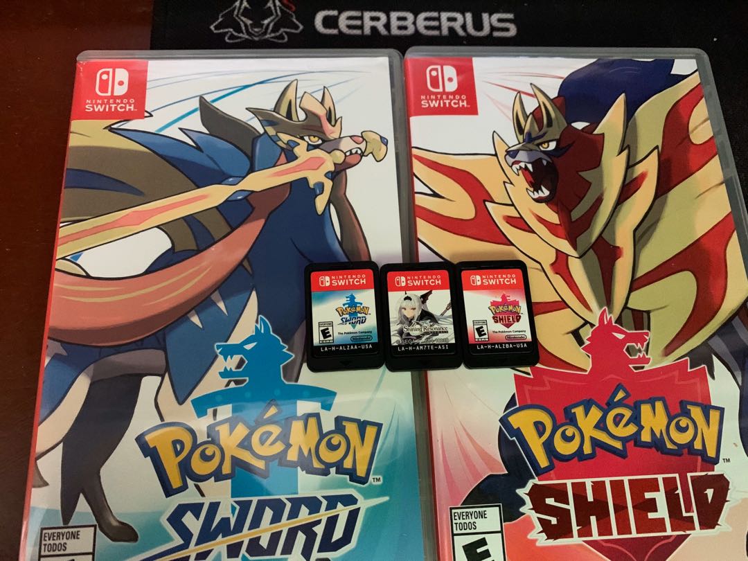 Nintendo Switch Pokemon Sword, Pokemon Shield, Shining Resonance ...